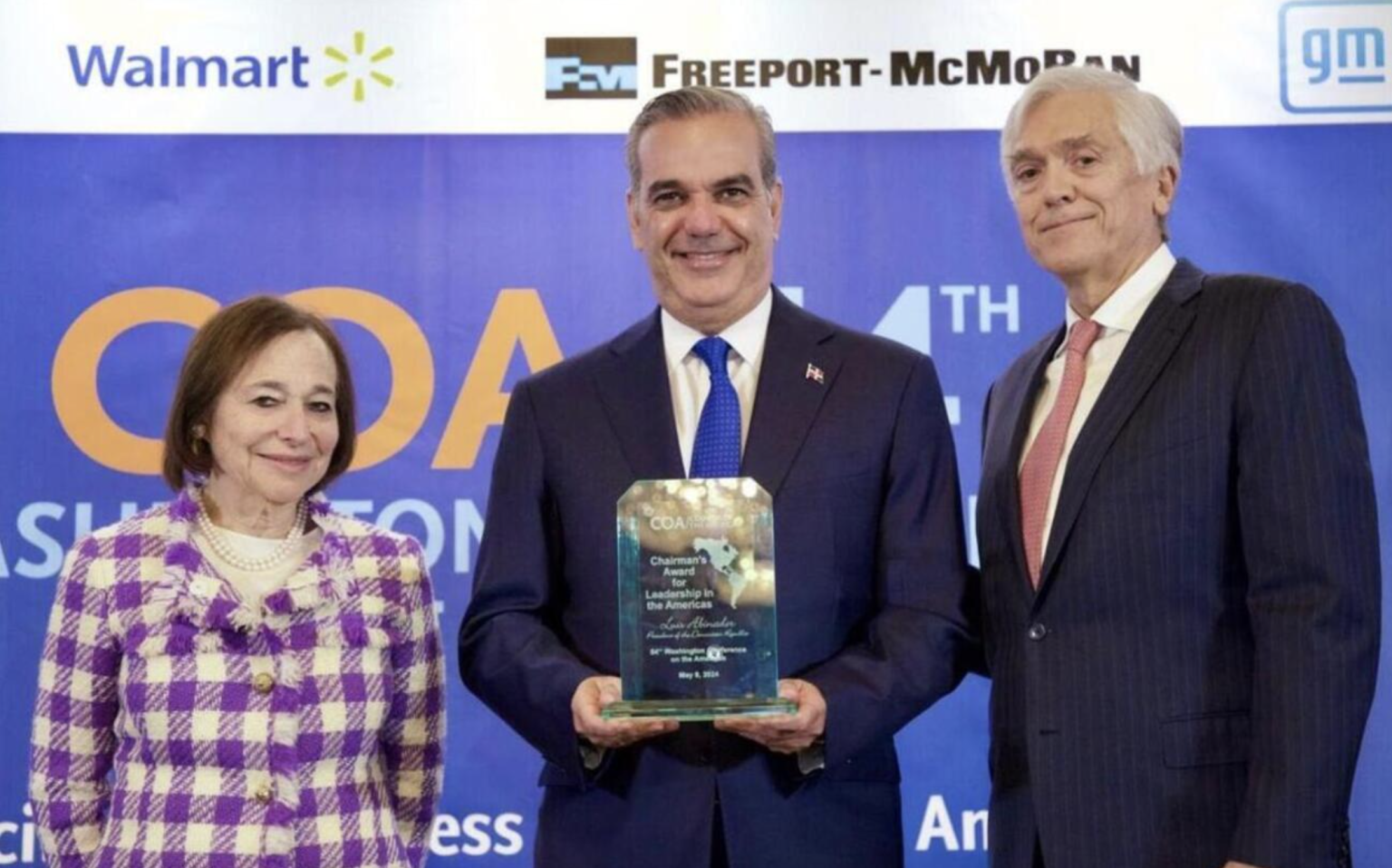 President Abinader receives Americas Society Award for regional ...