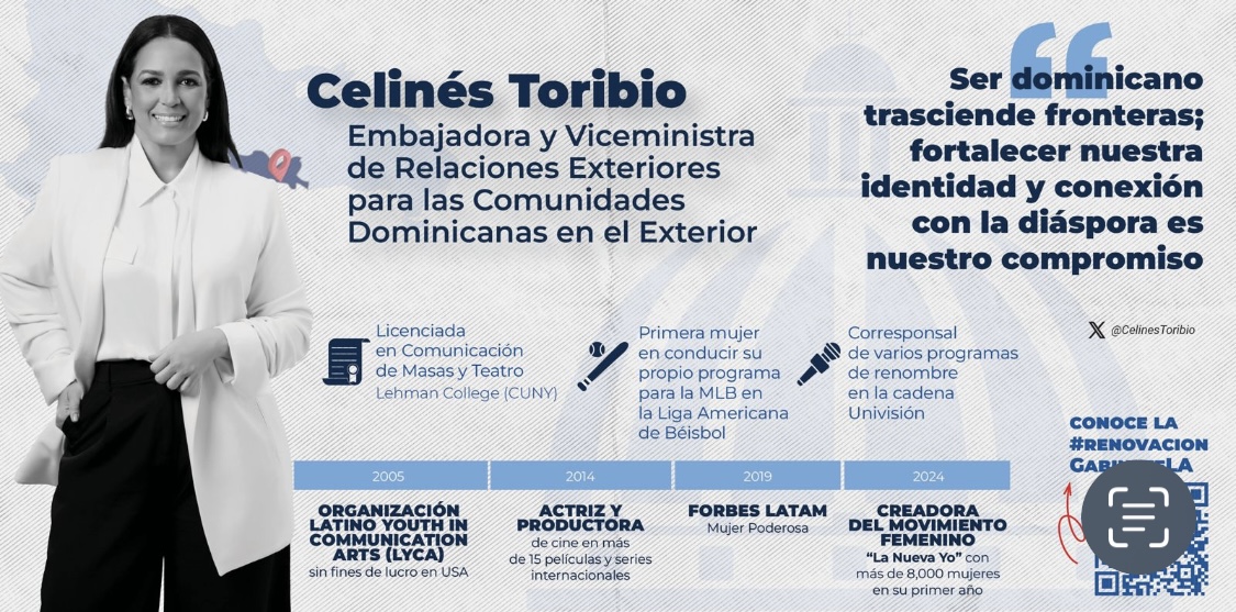 Celinés Toribio as ambassador and Vice Minister for Dominican ...
